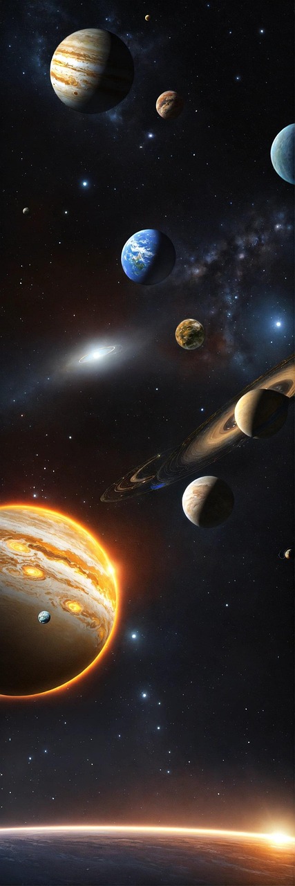 Download Planets, Solar System, Outer Space. Royalty-Free Stock ...