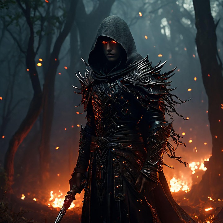 Download Ai Generated, Elf, Fire. Royalty-Free Stock Illustration Image ...
