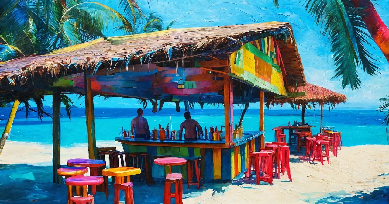 Download Bar, Beach, Sea. Royalty-Free Stock Illustration Image - Pixabay