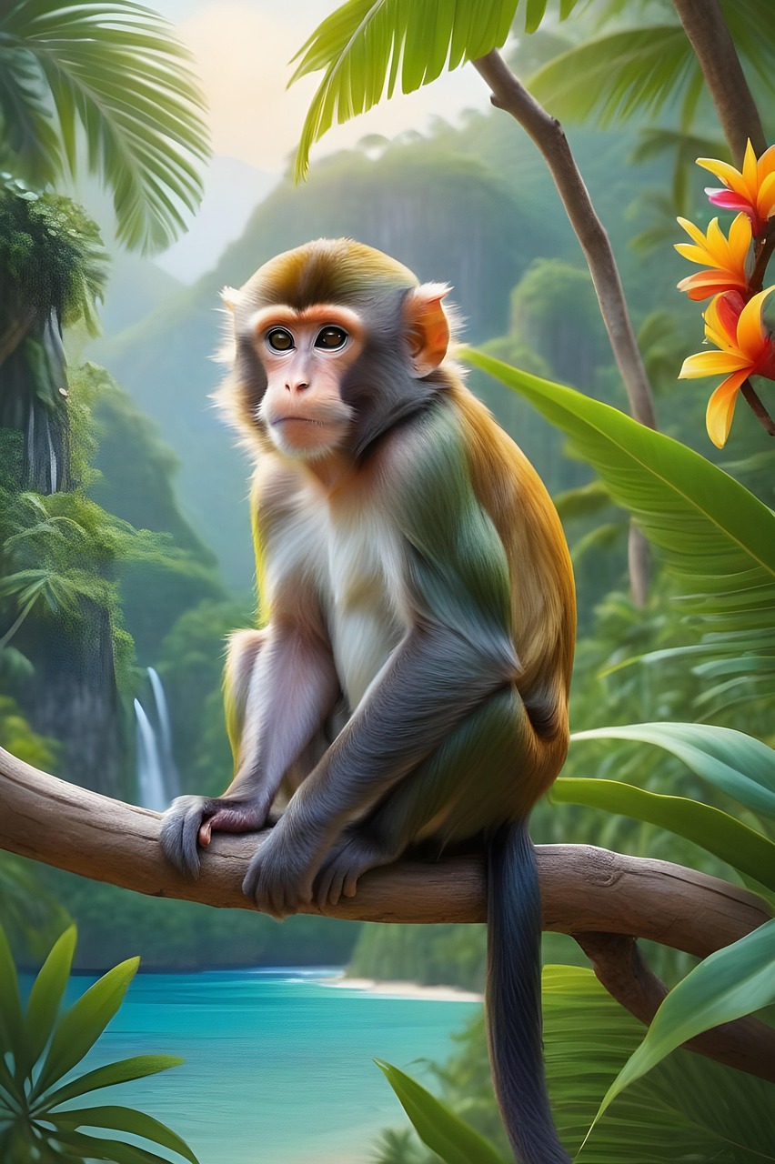 Download Ai Generated, Primate, Ape. Royalty-Free Stock Illustration ...