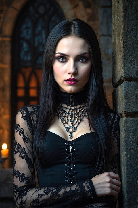 Download Vampiress, Countess, Gothic. Royalty-Free Stock Illustration ...