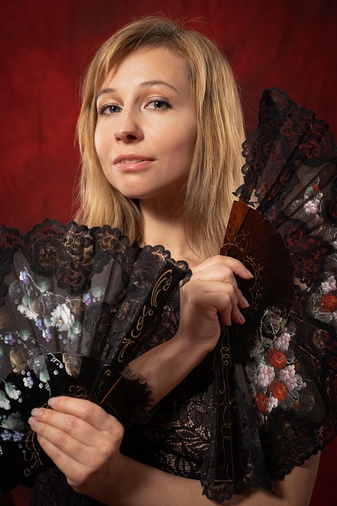 Woman Fan Portrait Photo - Free photo on Pixabay - Pixabay