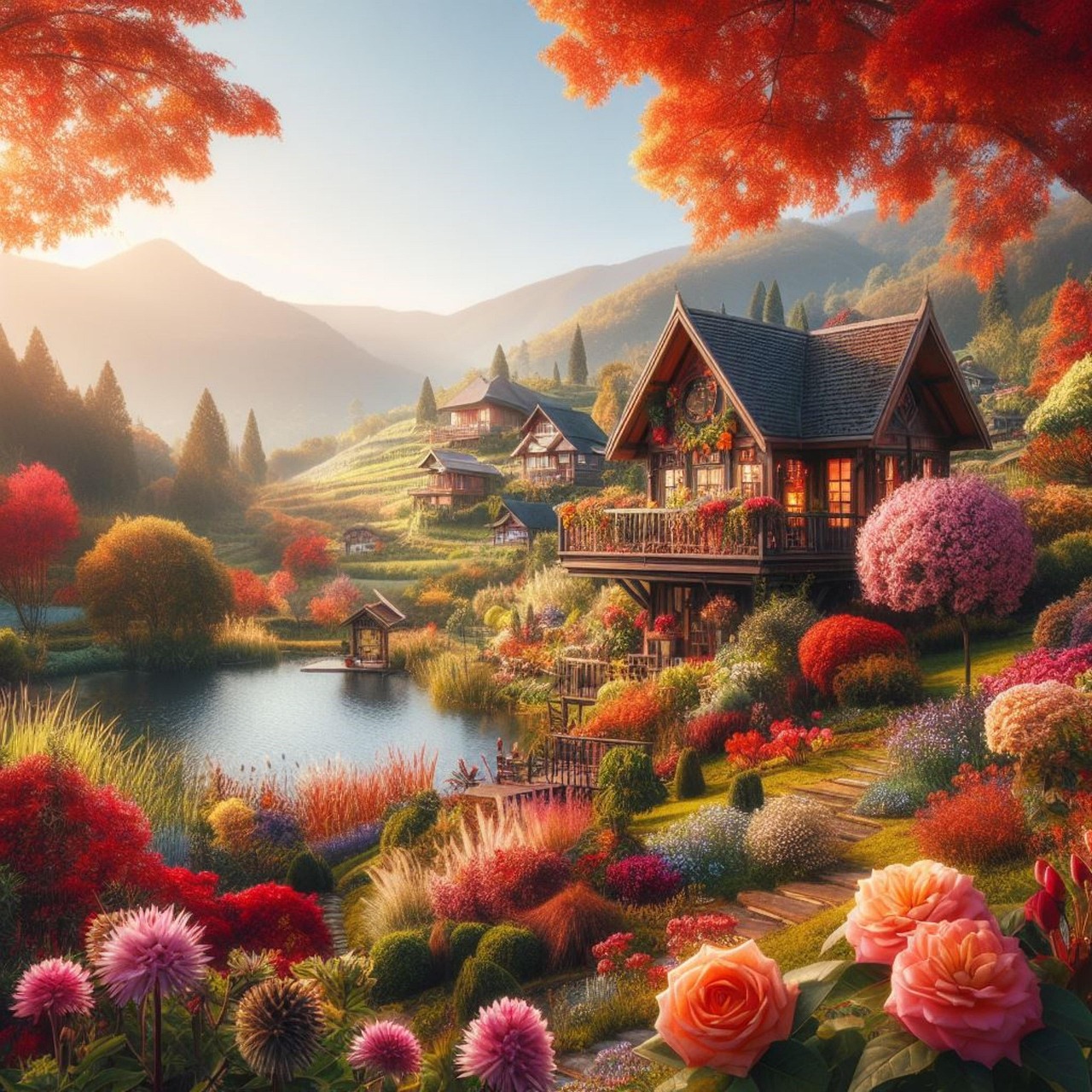 Rumah Alam Bunga - Gambar gratis di Pixabay - Pixabay