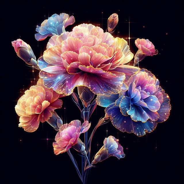 Download Ai Generated, Flower, Sparkling. Royalty-Free Stock ...
