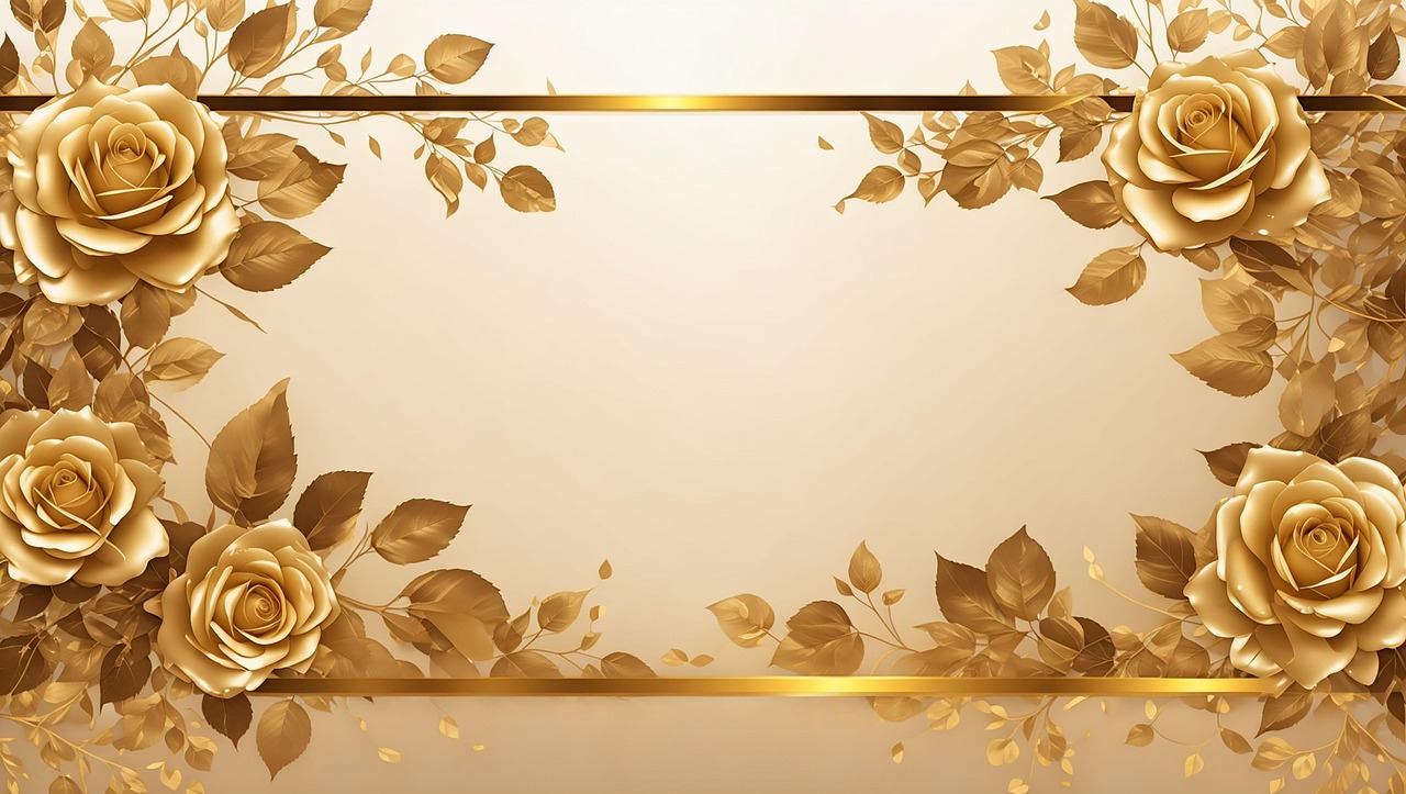 Download Golden Roses, Golden Roses Border, Border Roses. Royalty-Free ...