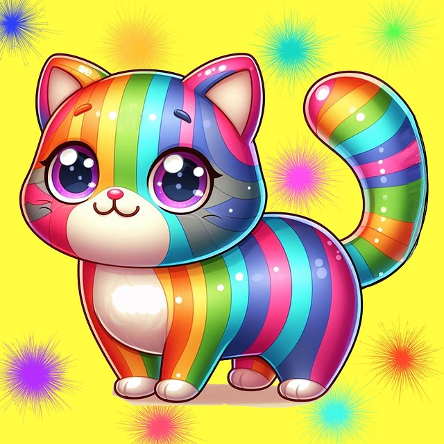 Download Cartoony, Rainbow, Colourful. Royalty-Free Stock Illustration ...