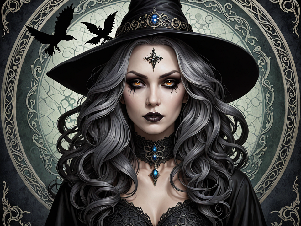 Download Ai Generated, Woman, Witch. Royalty-Free Stock Illustration ...