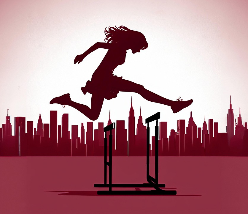 Download Jump, Over, Obstacle. Royalty-Free Stock Illustration Image ...