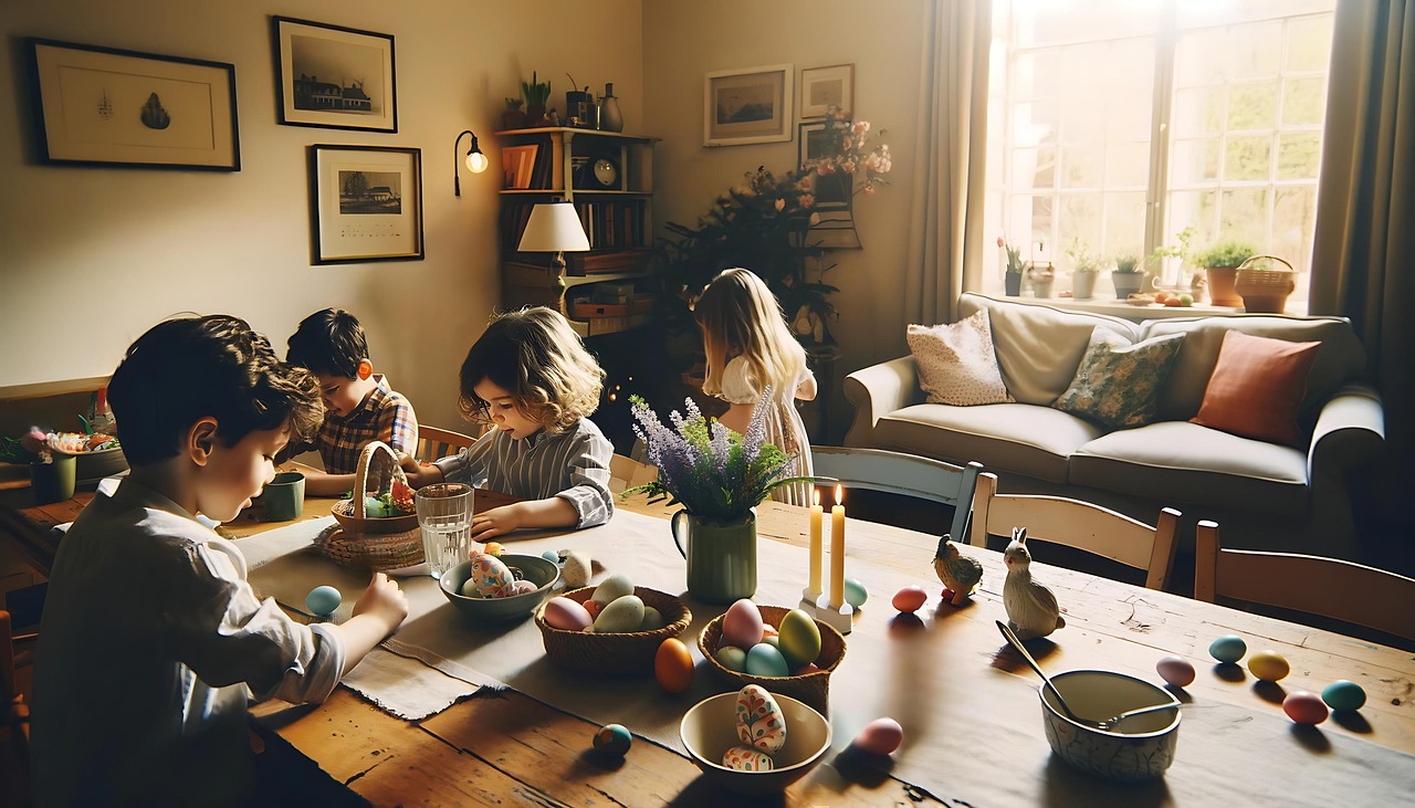 Famille Pâques Des Œufs La - Image gratuite sur Pixabay - Pixabay