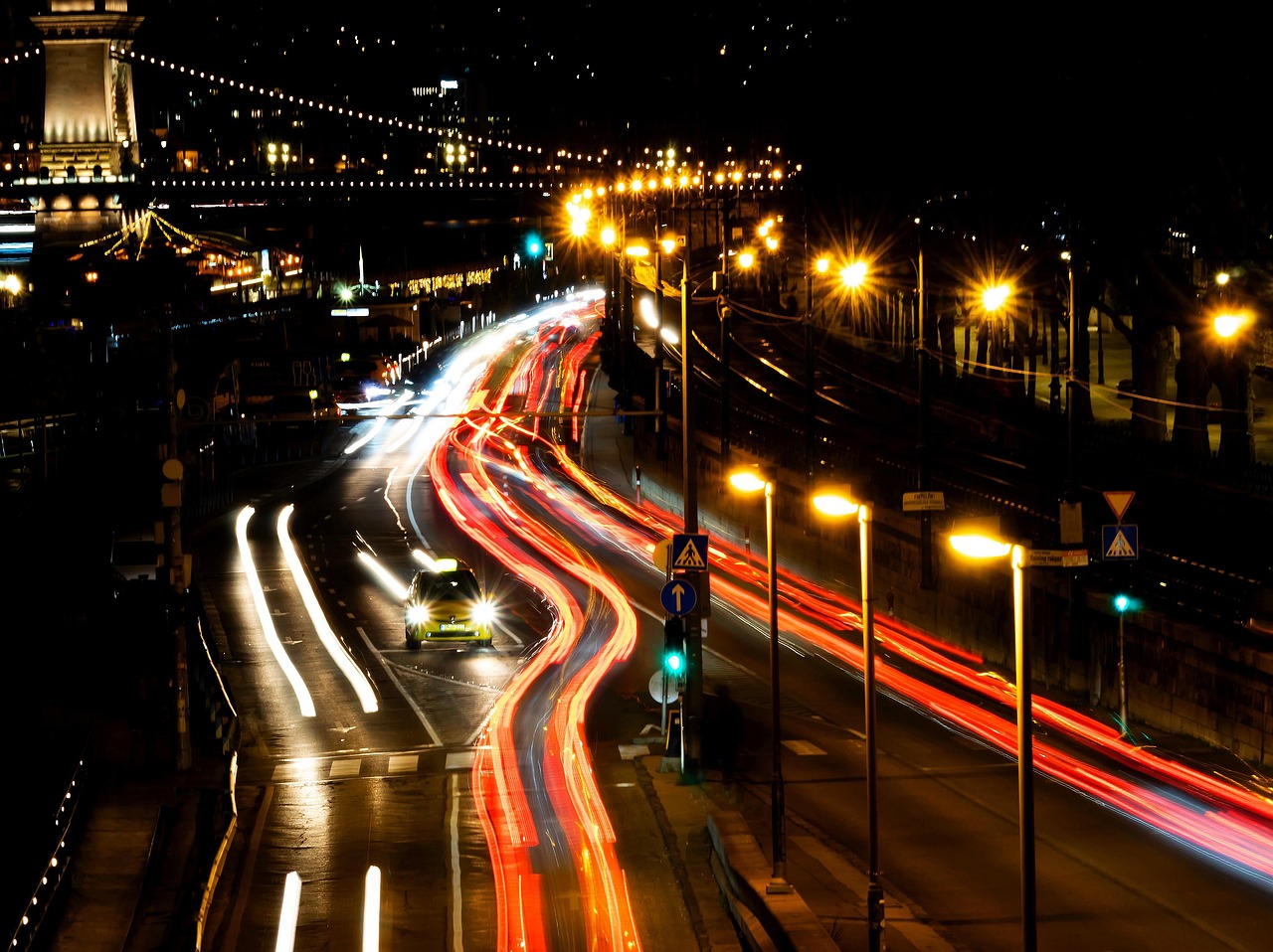 Di Malam Hari Cahaya Lampu Foto Gratis Di Pixabay Pixabay