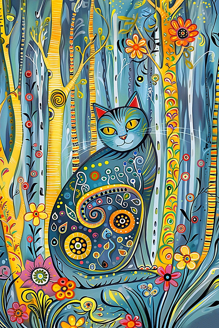 Download Ai Generated, Cat, Art. Royalty-Free Stock Illustration Image ...