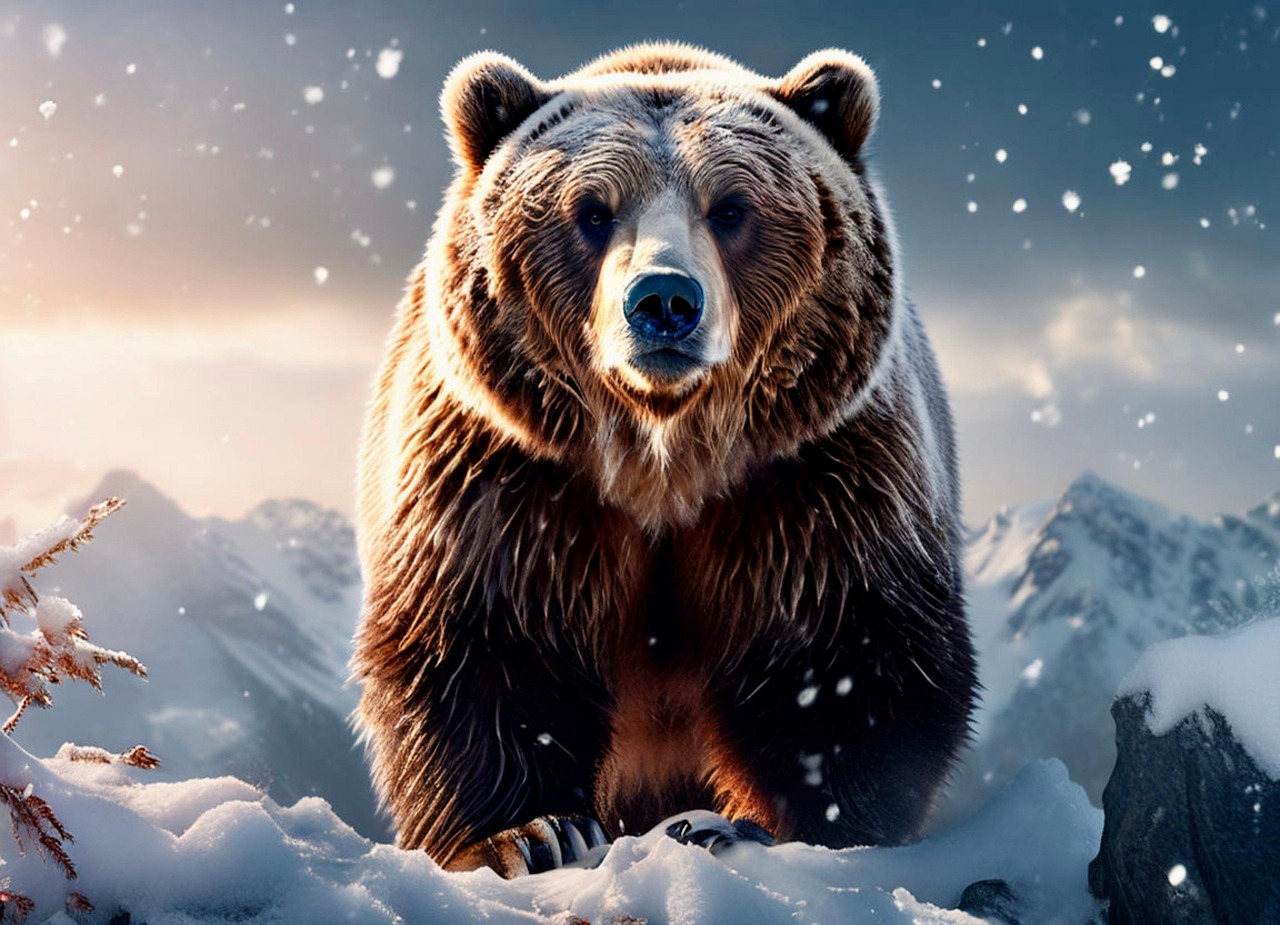 Download Ai Generated, Grizzly, Bear. Royalty-Free Stock Illustration ...