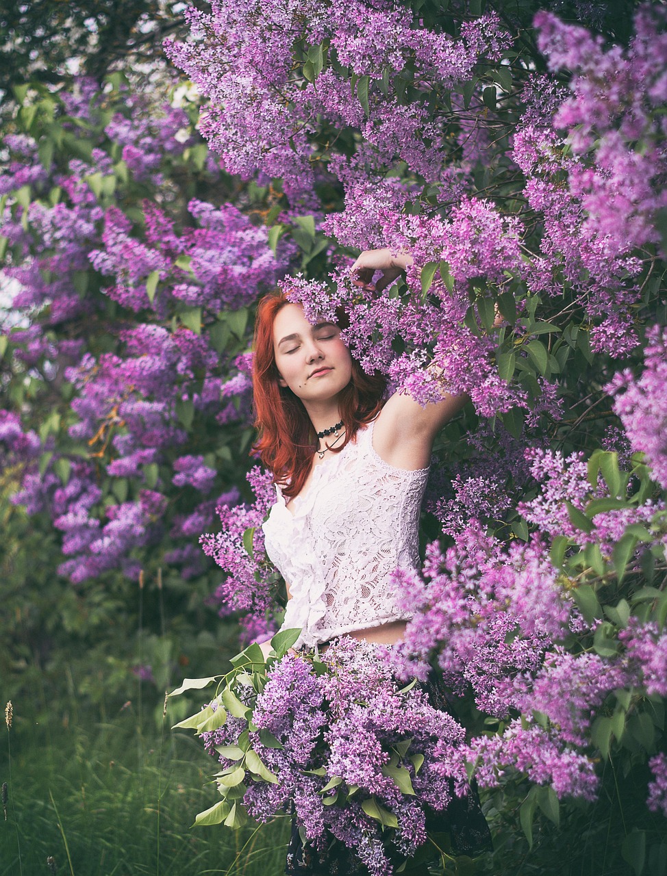 Woman Spring Flowers - Free photo on Pixabay - Pixabay