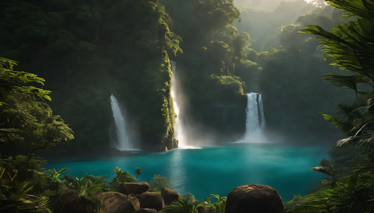 Download Ai Generated, Waterfall, Nature. Royalty-Free Stock ...