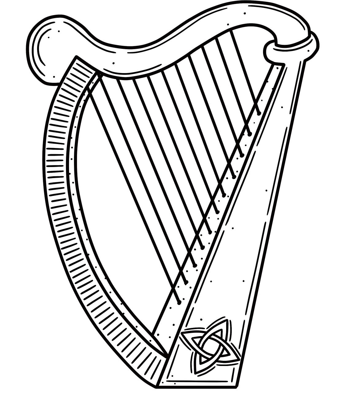 Download Harp, St Patrick'S Day, St Paddy'S Day. Royalty-Free Stock ...