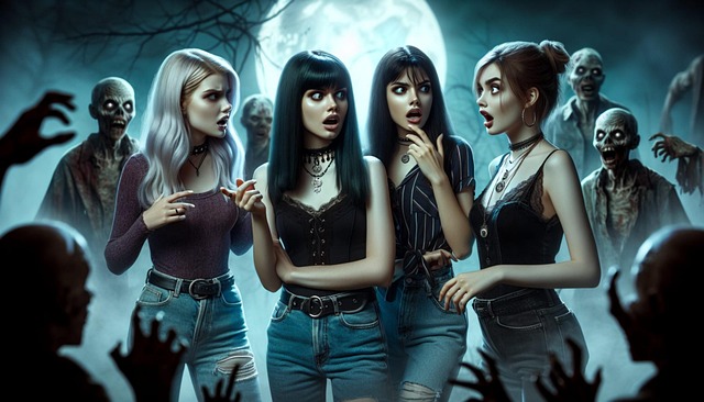 Download Ai Generated, Women, Zombies. Royalty-Free Stock Illustration ...