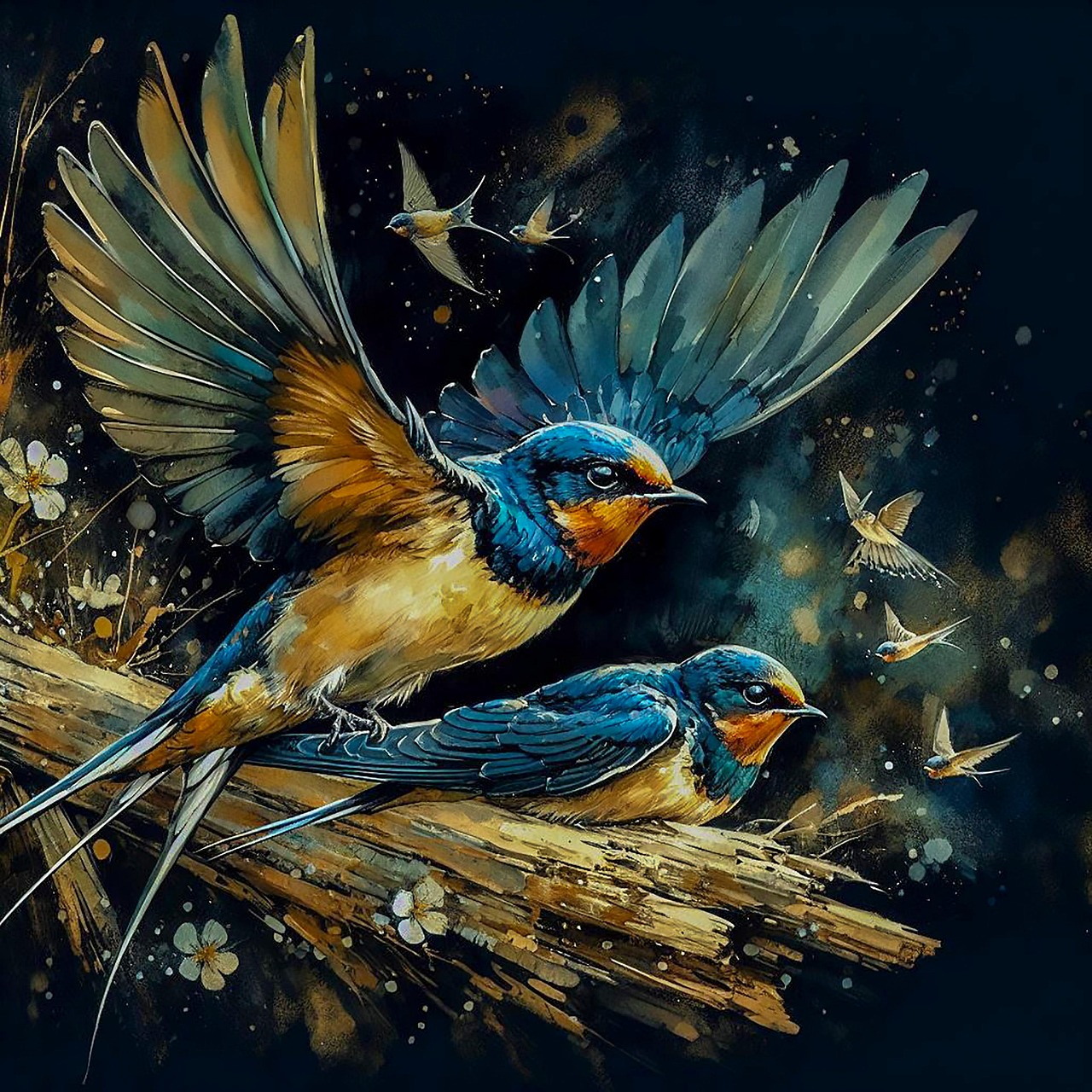 Download Ai Generated, Barn Swallow, Birds. Royalty-Free Stock ...