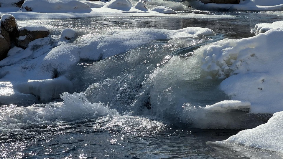 Winter Fluss Schnee - Kostenloses Foto auf Pixabay