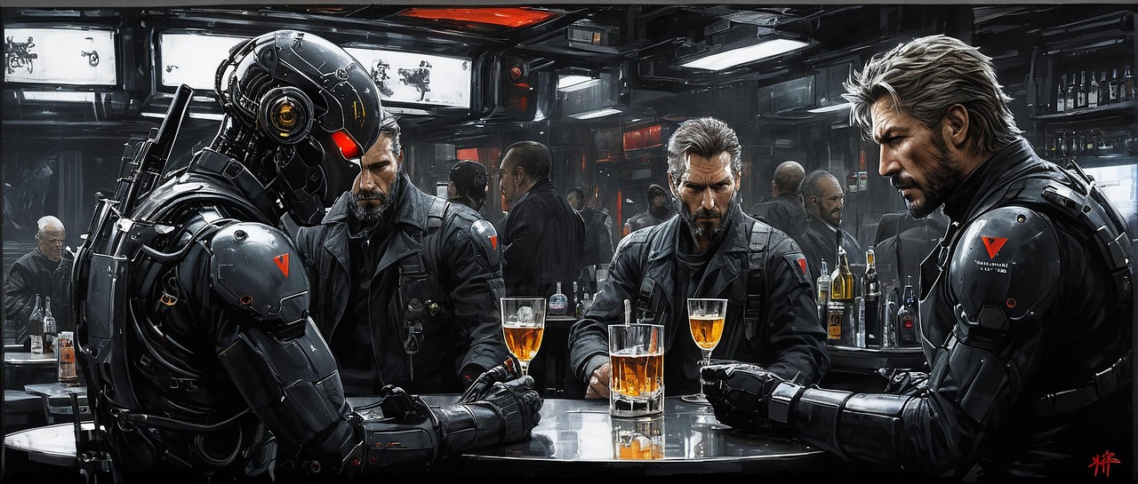 Download Men, Robot, Cyborg. Royalty-Free Stock Illustration Image ...