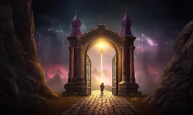 Download Ai Generated, Time Travel, Gate. Royalty-Free Stock ...
