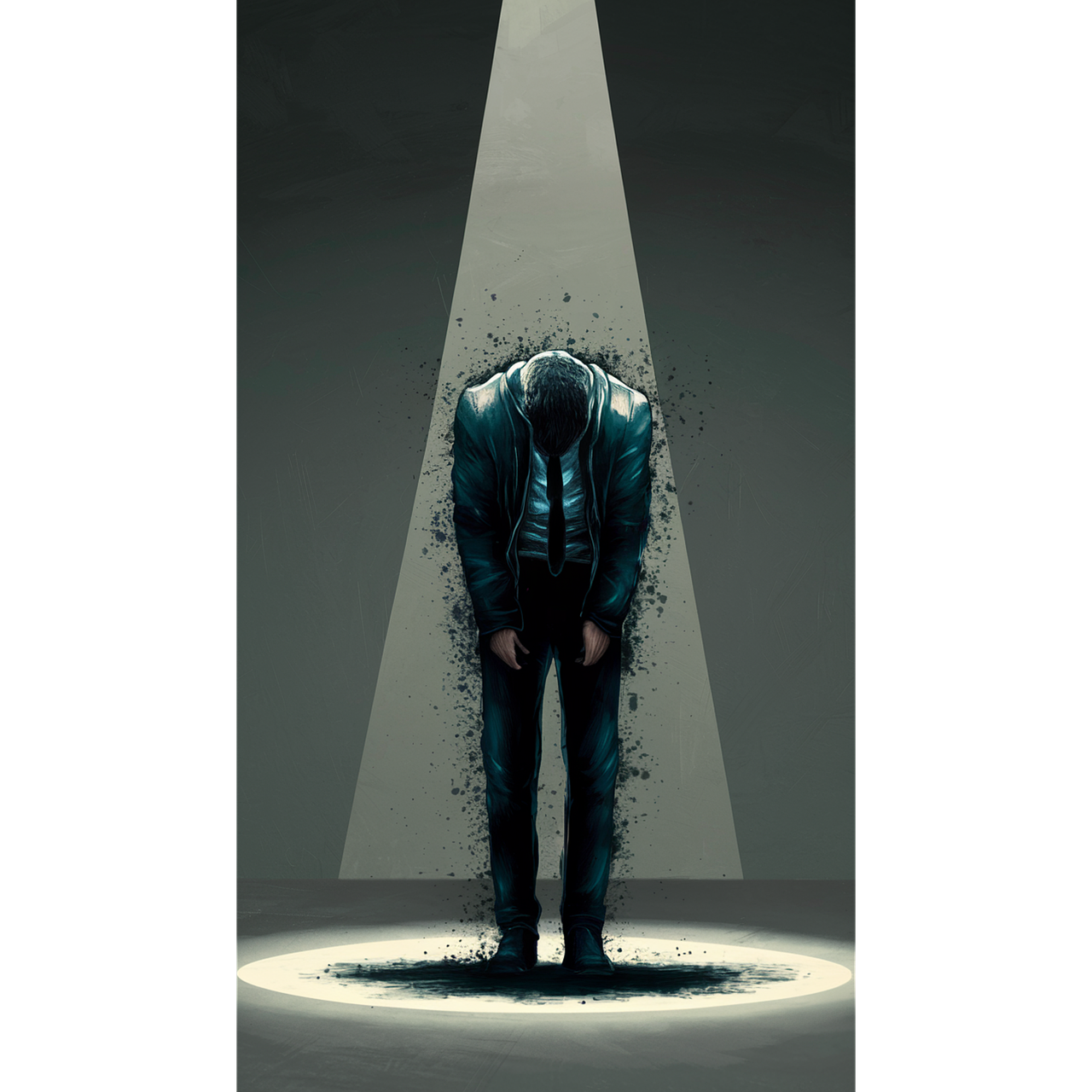 Download Ai Generated, Man, Depression. Royalty-Free Stock Illustration ...