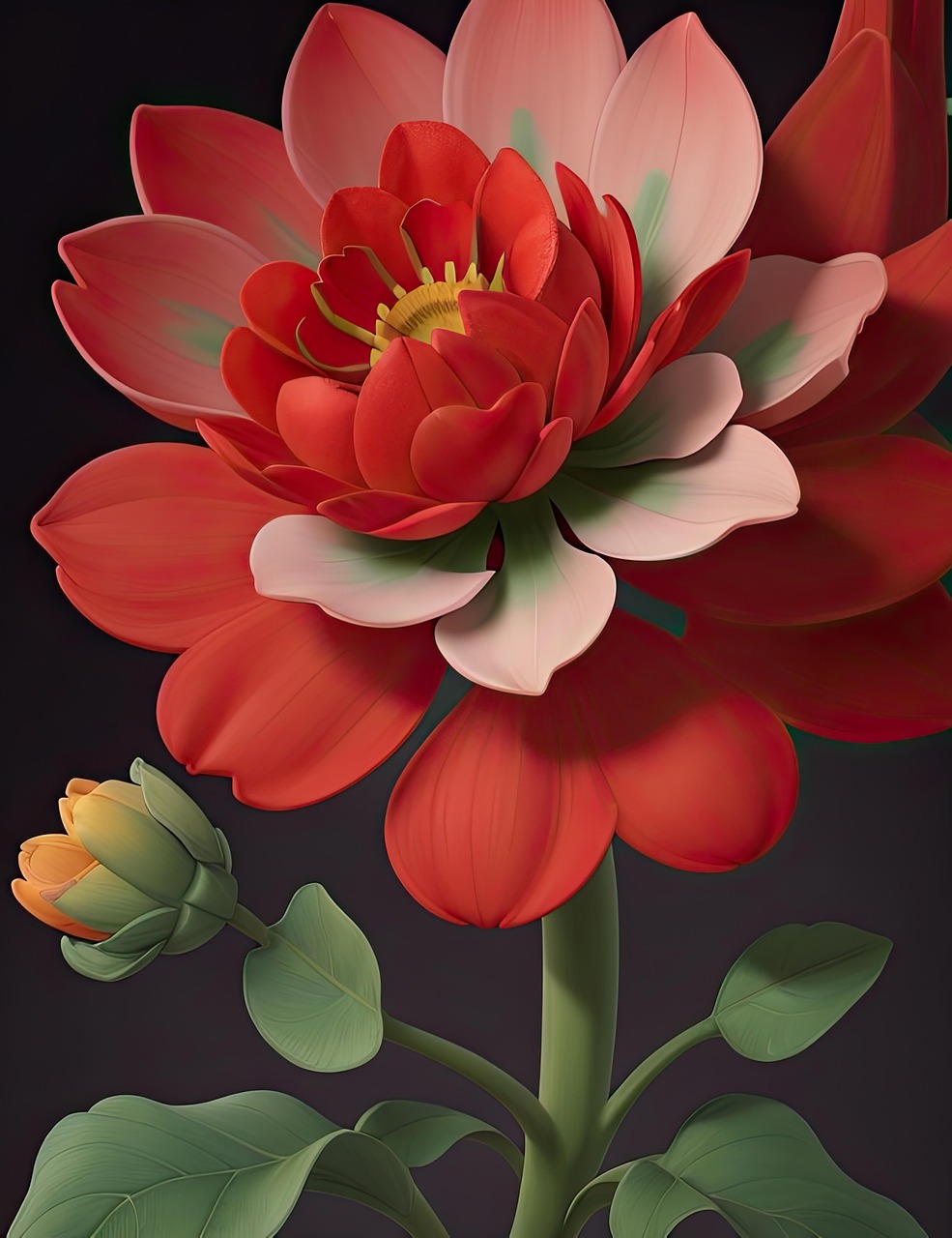 Download Ai Generated, Flower, Petals. Royalty-Free Stock Illustration ...