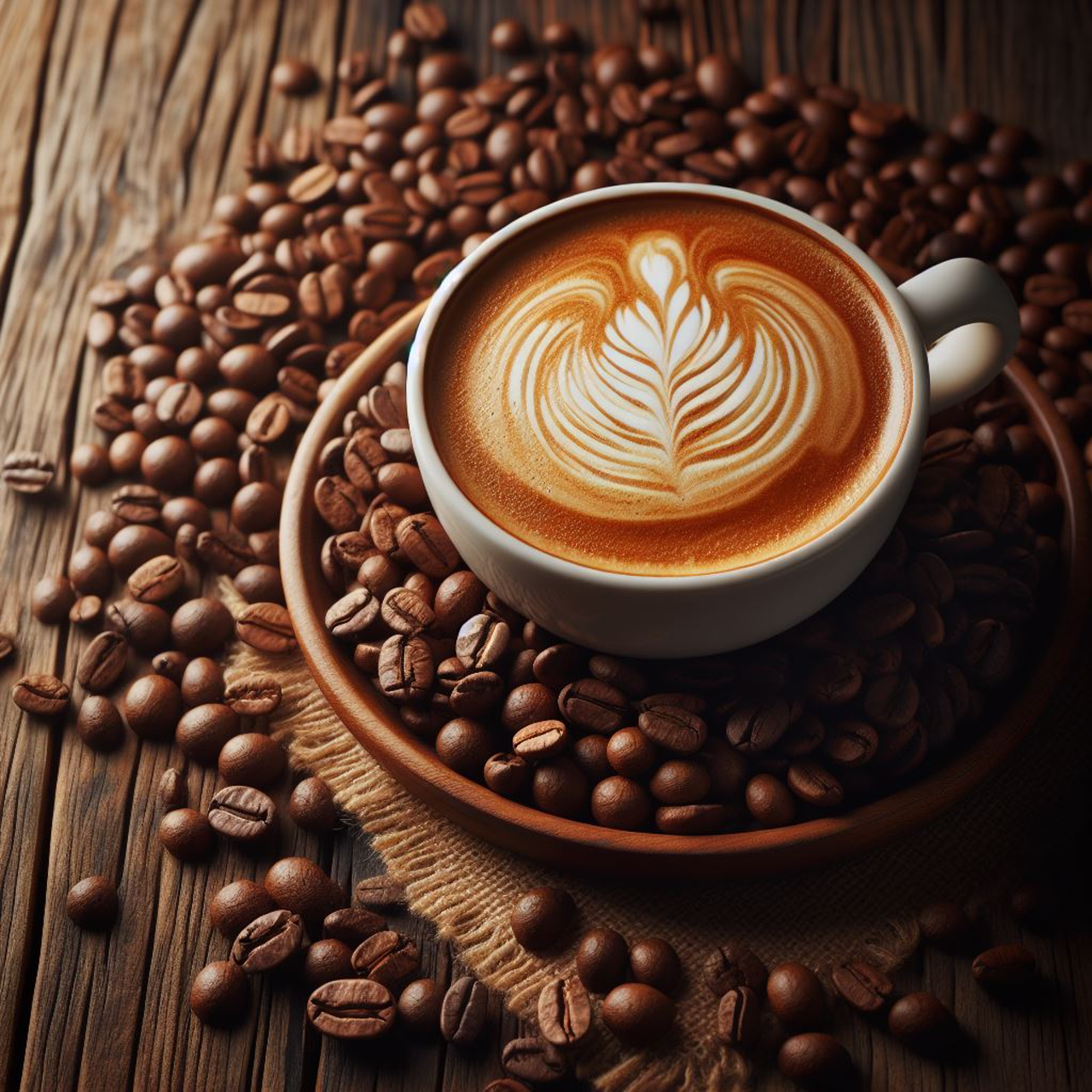 Download Ai Generated, Coffee, Coffee Beans. Royalty-Free Stock ...