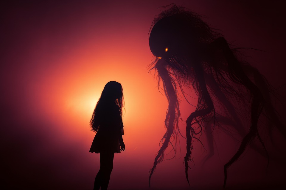 Download Ai Generated, Girl, Monster. Royalty-Free Stock Illustration ...