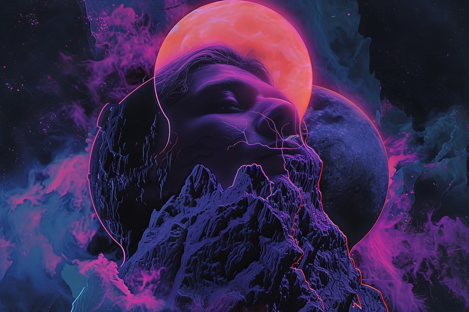 Download Ai Generated, Synthwave, Trippy. Royalty-Free Stock ...