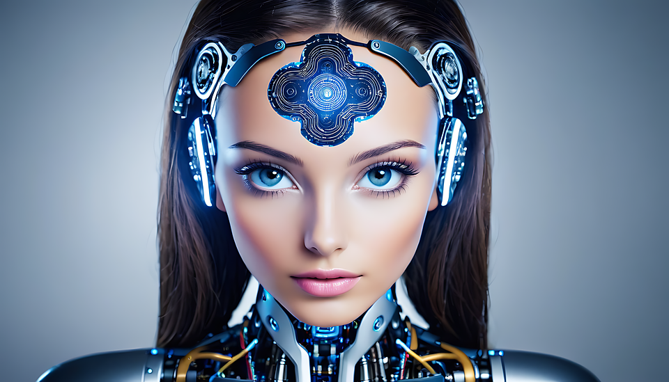 Download Ai Generated, Humanoid, Robot. Royalty-Free Stock Illustration ...