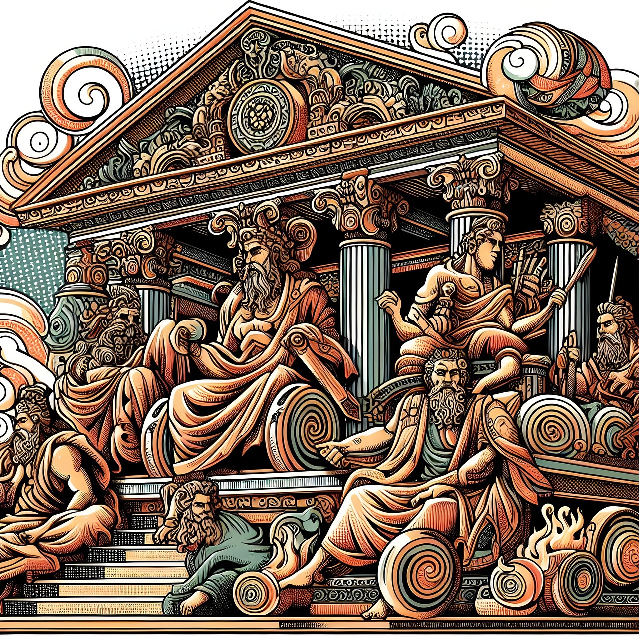 Download Ancient, History, Japan. Royalty-Free Stock Illustration Image ...