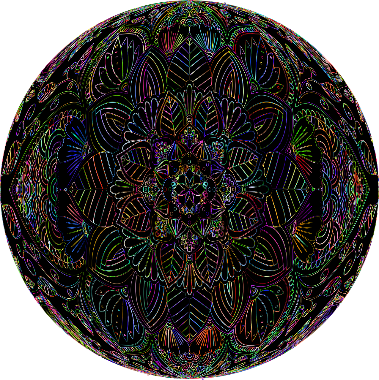 Mandala Esfera Bola - Gráfico vetorial grátis no Pixabay - Pixabay