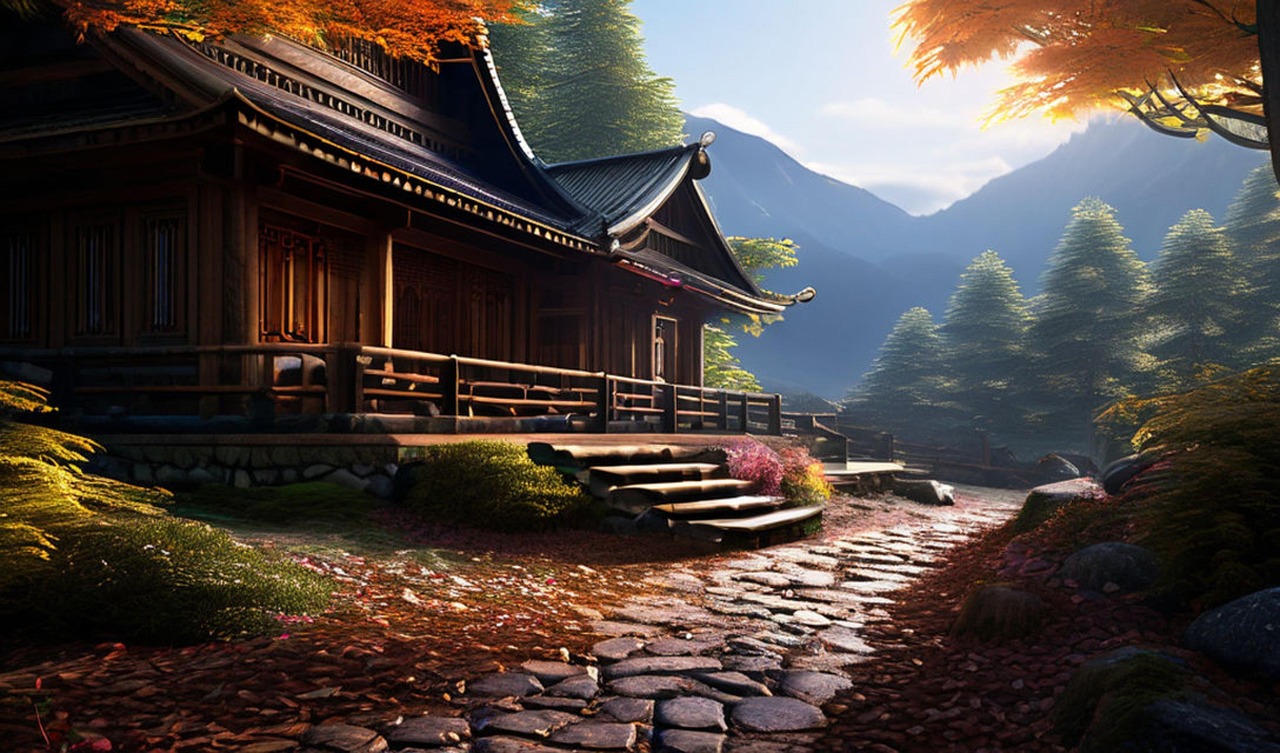 Download Ai Generated, Cabin, Mountains. Royalty-Free Stock ...