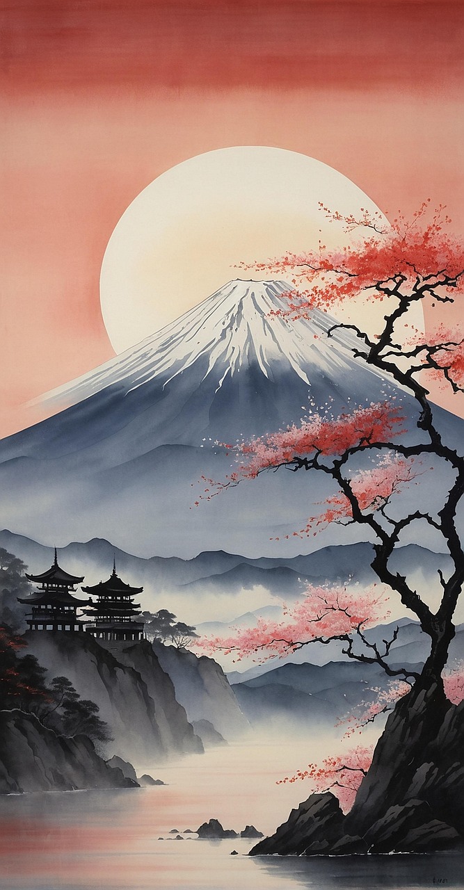 Download Ai Generated, Mountain, Fuji. Royalty-Free Stock Illustration ...