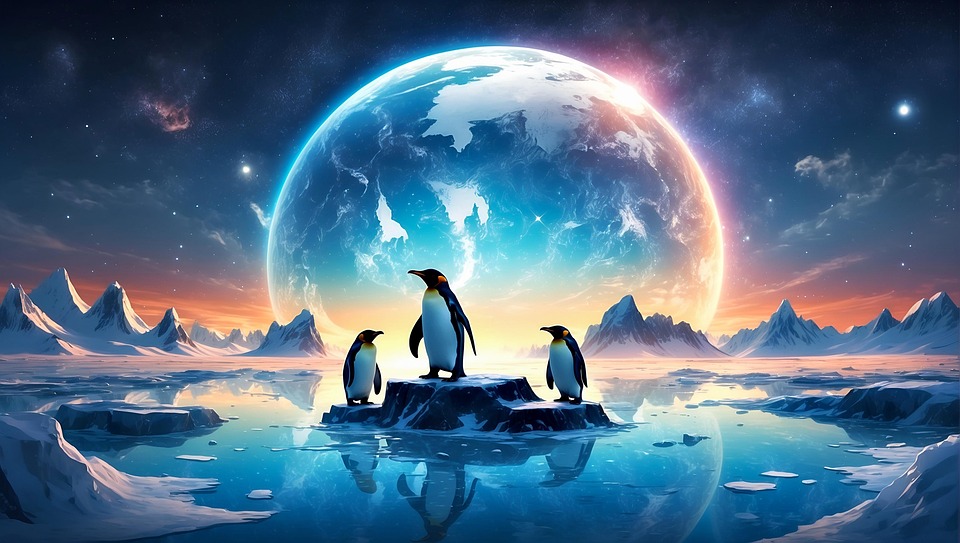 Download Penguin, Earth, Group. Royalty-Free Stock Illustration Image ...