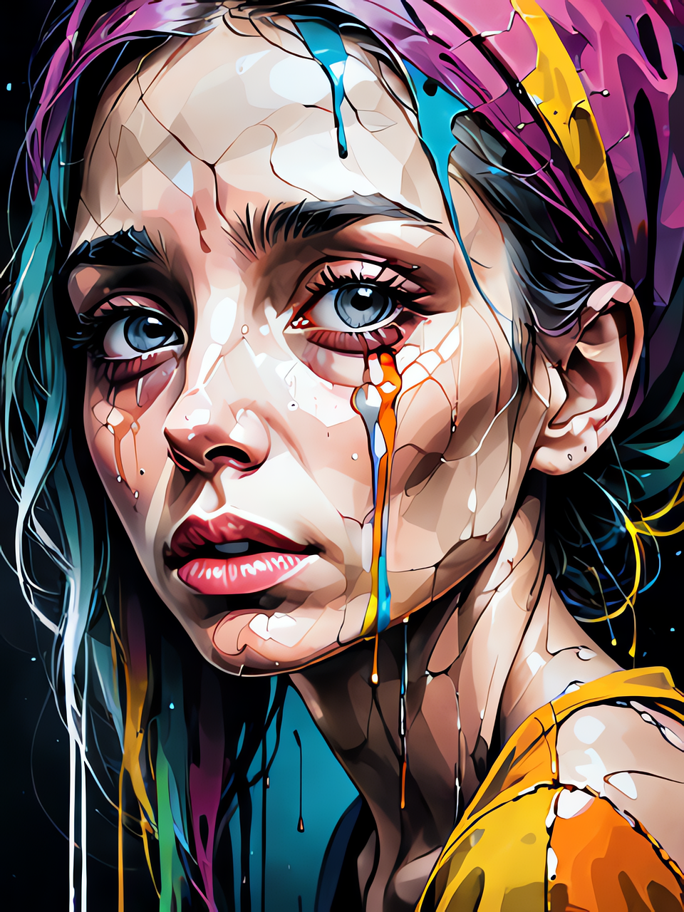 Femme Visage La Peinture - Image gratuite sur Pixabay - Pixabay