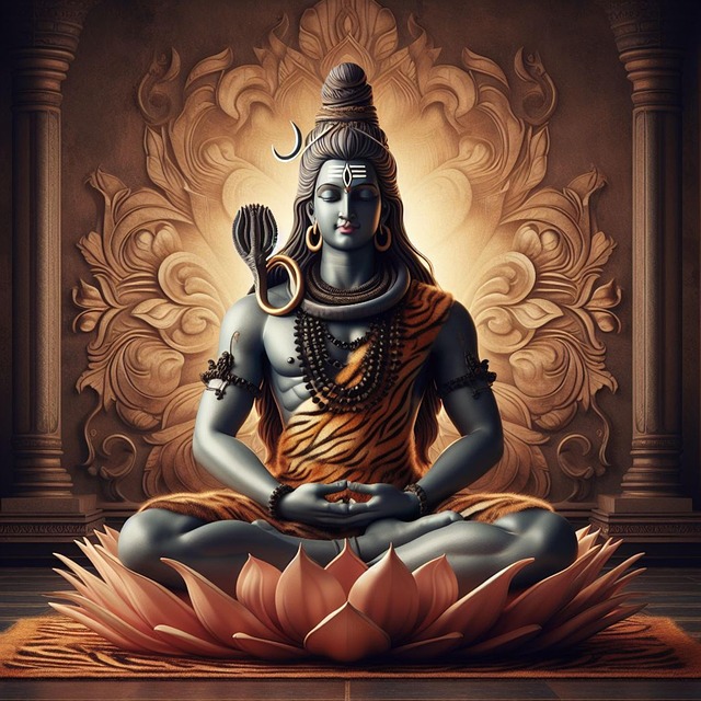 Download Yoga, Meditation, Mahadev. Royalty-Free Stock Illustration ...