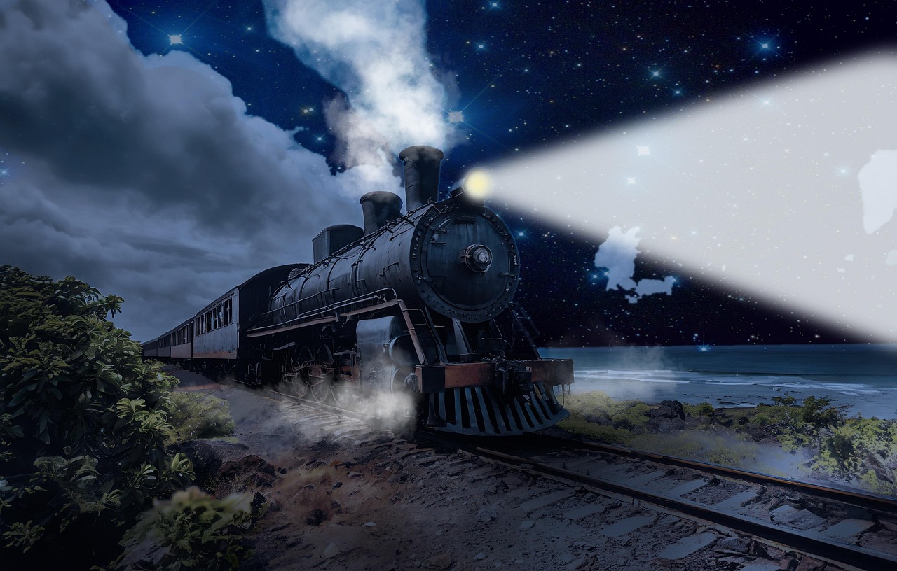 Tren Locomotora De Vapor Hdr