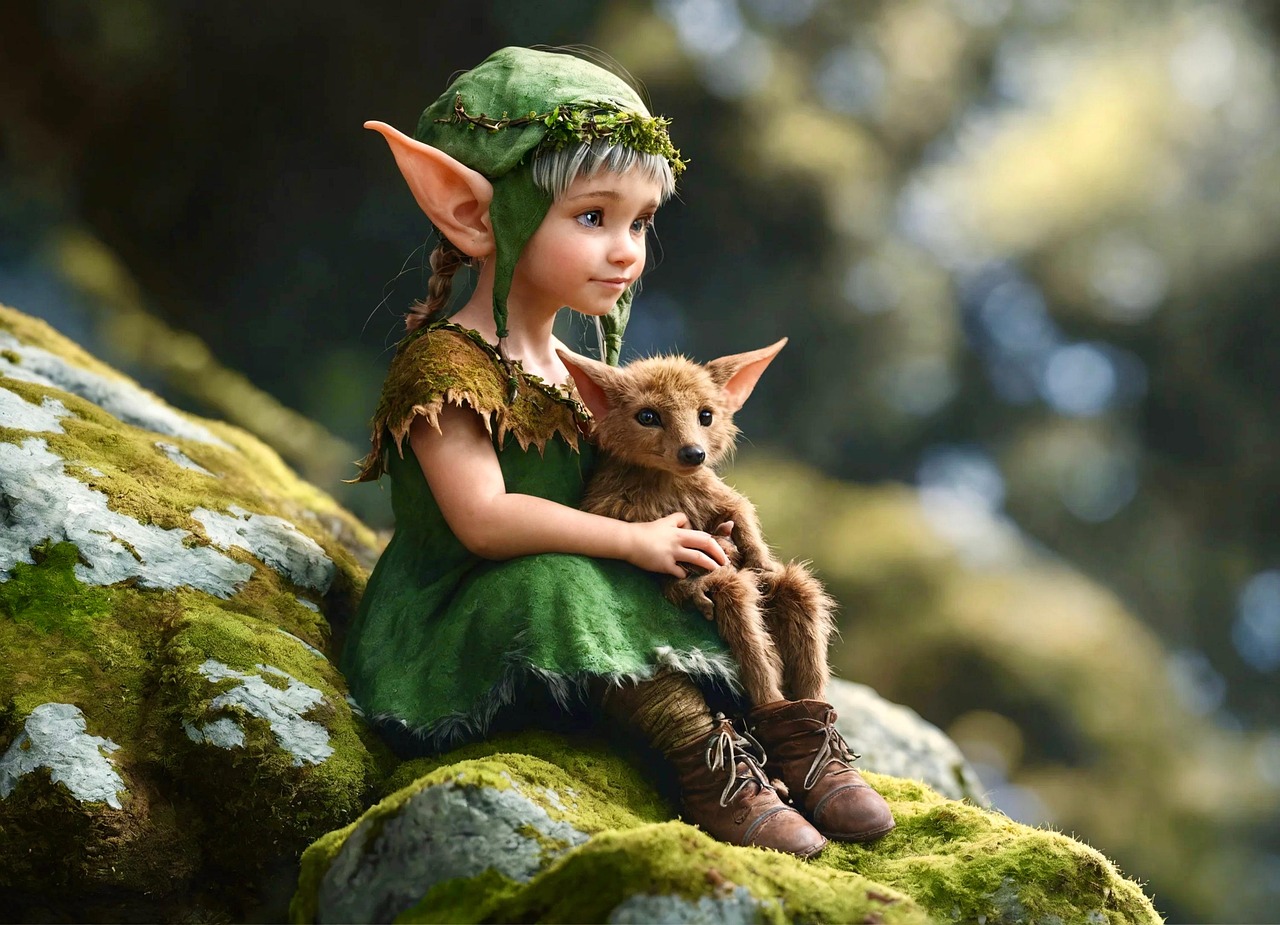Download Ai Generated, Elf, Creature. Royalty-Free Stock Illustration ...