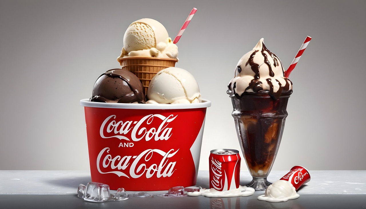 Download Ai Generated, Ice Cream, Coca-Cola. Royalty-Free Stock Illustration Image - Pixabay