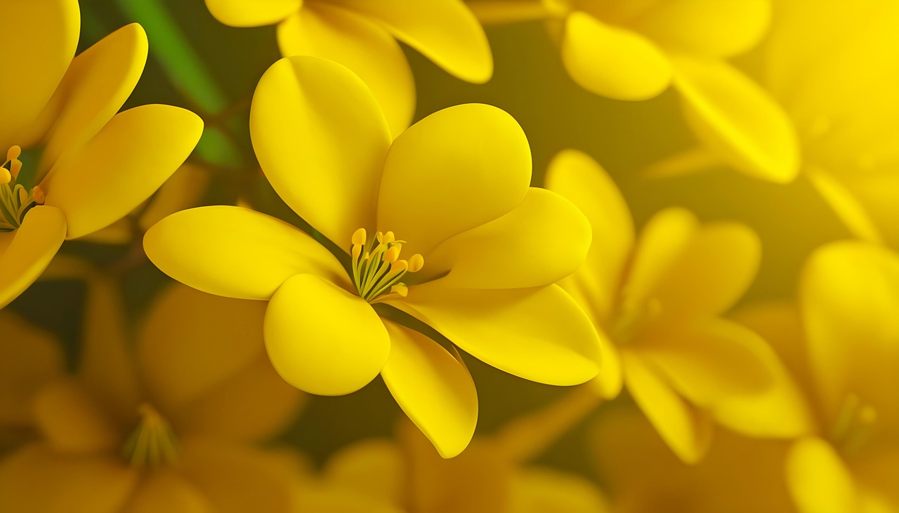Download Ai Generated, Yellow, Golden Shower Tree. Royalty-Free Stock Illustration Image - Pixabay