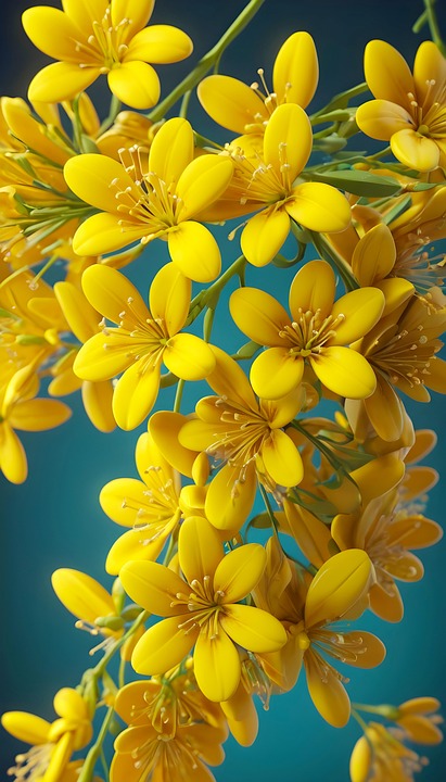 Download Ai Generated, Yellow, Golden Shower Tree. Royalty-Free Stock Illustration Image - Pixabay