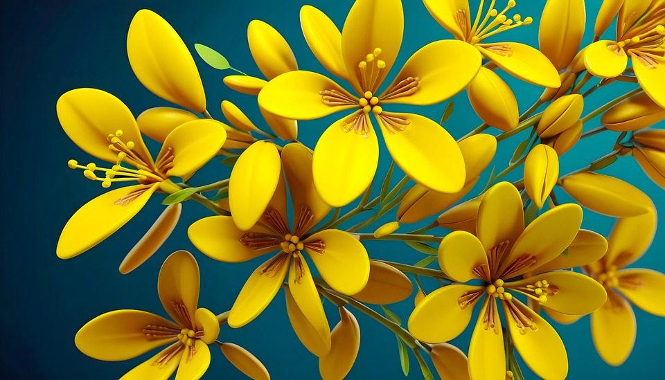 Download Ai Generated, Yellow, Golden Shower Tree. Royalty-Free Stock Illustration Image - Pixabay