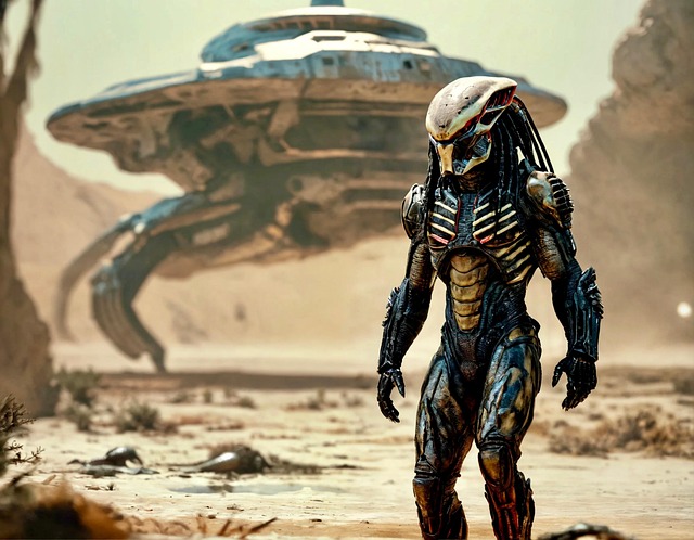 Download Ai Generated, Predator, Alien. Royalty-Free Stock Illustration ...