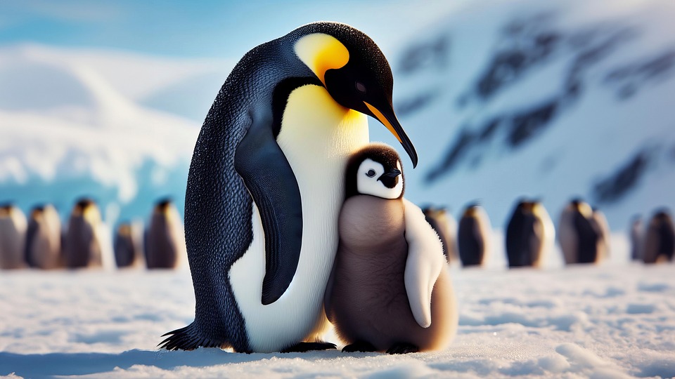 Download Penguins, Antarctica, Bird. Royalty-Free Stock Illustration ...