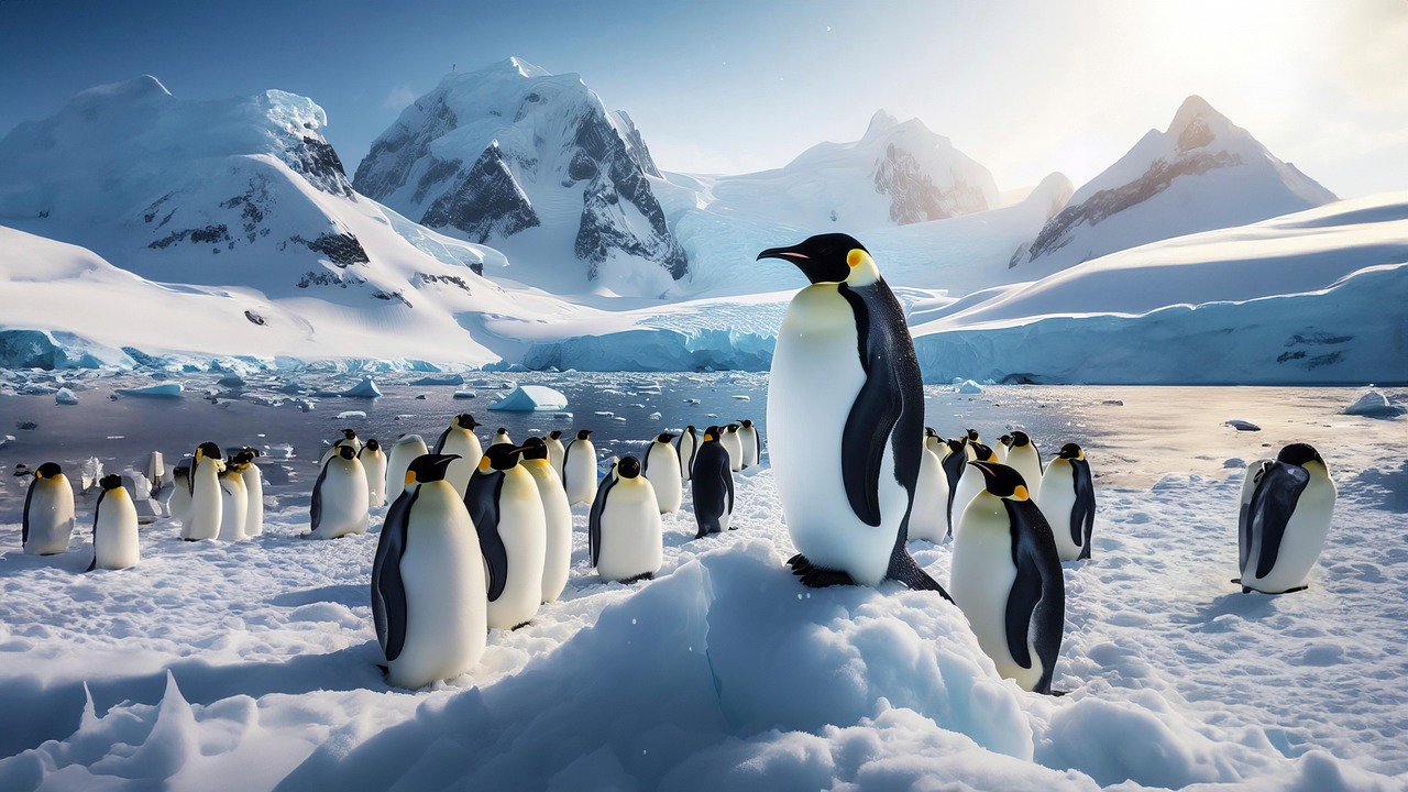 Download Penguins, Antarctica, Bird. Royalty-Free Stock Illustration ...