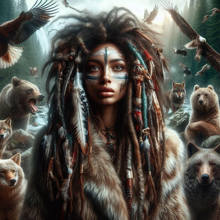 Download Ai Generated, Woman, Shaman. Royalty-Free Stock Illustration ...