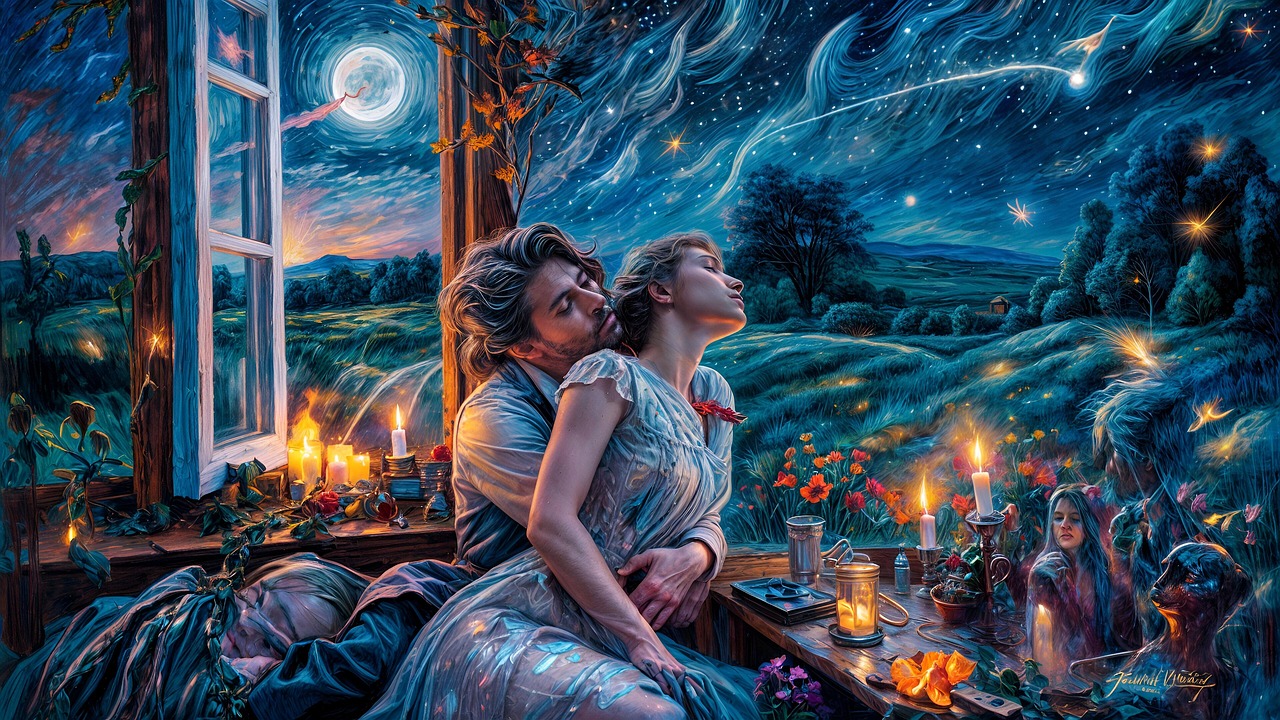 Noche Estrellada Hermosa Pareja - Imagen gratis en Pixabay - Pixabay