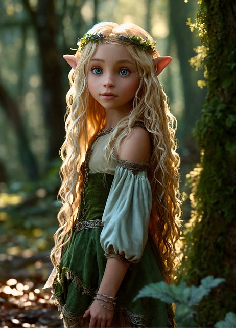 Download Ai Generated, Elf, Princess. Royalty-Free Stock Illustration ...