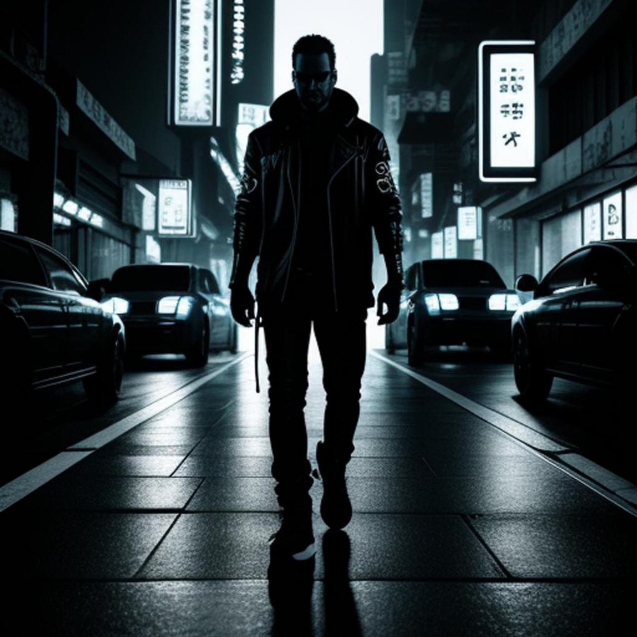 Download Ai Generated, Man, Silhouette. Royalty-Free Stock Illustration ...